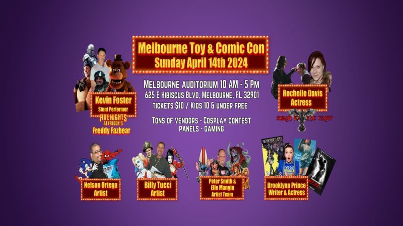 Get Ready for the Melbourne Toy & Comic Con! Sunday April 14th, 2024 ...
